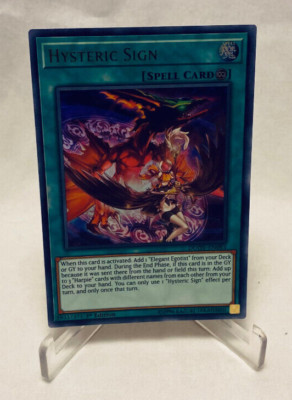 Yu-Gi-Oh Trading Card Game TCG Hysteric Sign Holo 1st Edition DUOV ...