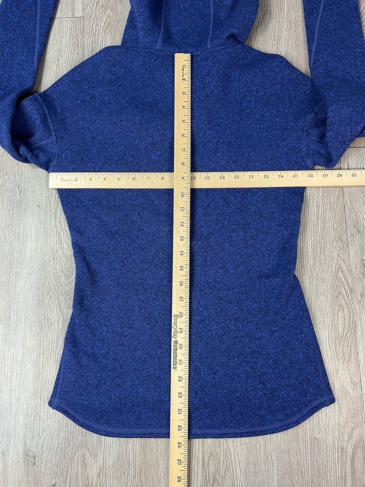 Stio Womens Sweetwater 1/4 Zip Fleece Pullover Hoodie Larkspur Blue ...