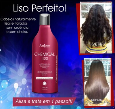 Chemical Liss Coconut Oil Cuticles Sealing Hair Reconstructor 250ml ...