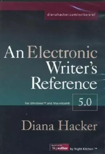 Electronic Writers Reference by Diana T. Hacker (2003, CD-ROM) Very ...