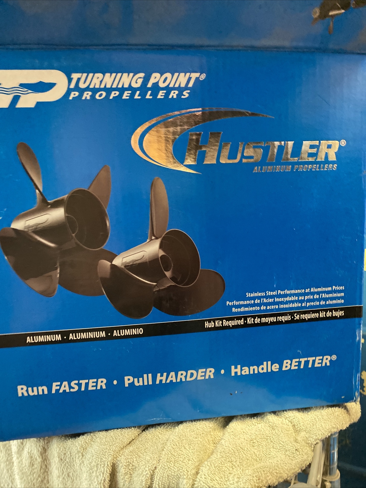 Turning Point 21300810 Hustler 3 Blade Aluminum Propeller Housing - 12. ...