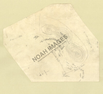 Map of Union troop position Dallas Georgia c1864 12x12 | eBay
