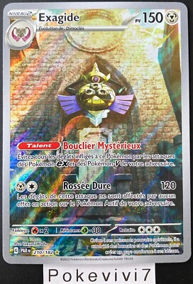 Carte Pokemon EXAGIDE 210/182 Holo Secrète EV4 Ecarlate et Violet PAR ...