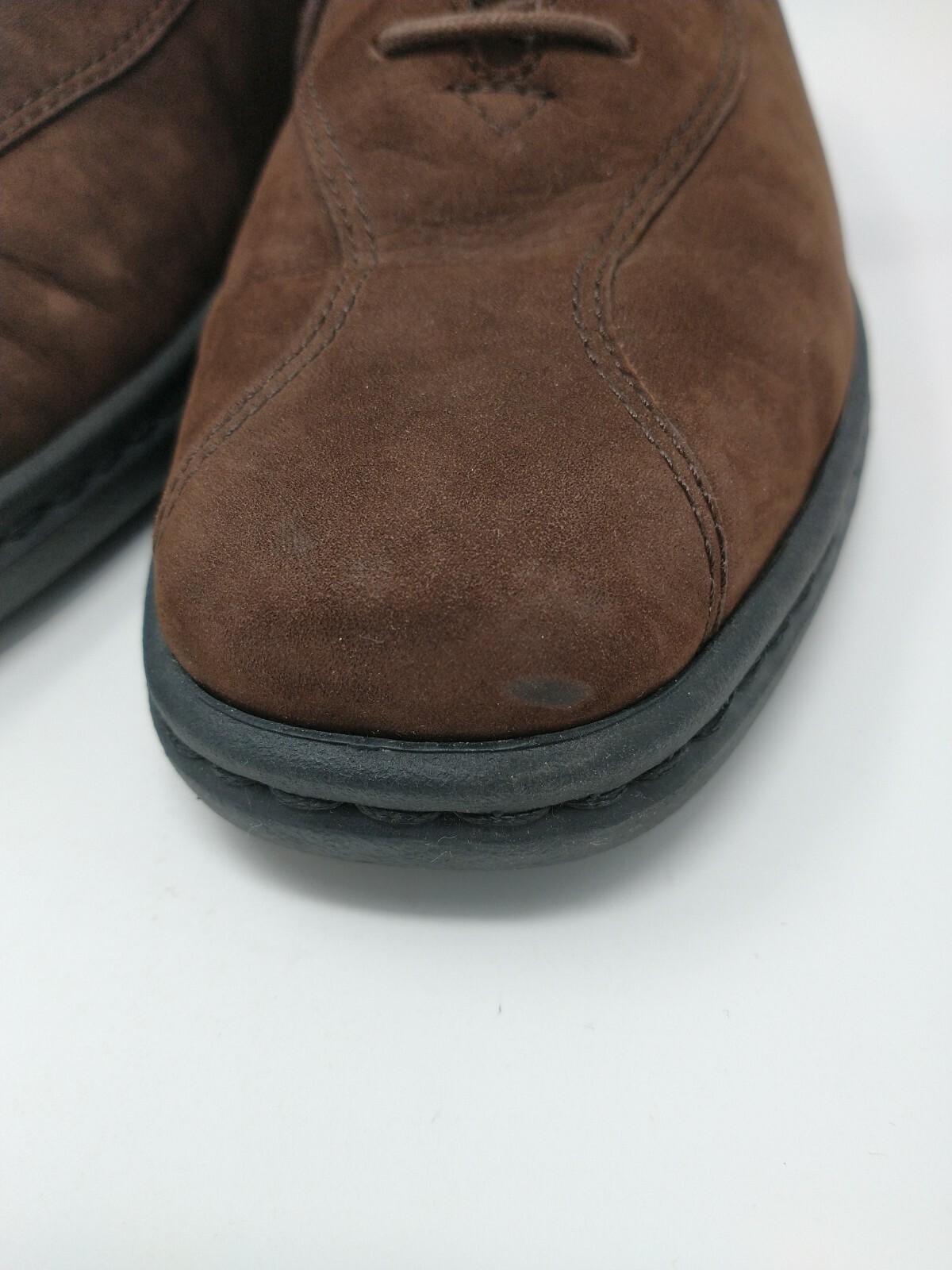 CLARKS Springers 31262 Shoes Women's Brown Nubuck Lace Up Oxford Casual ...