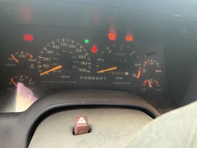 96 Chevy S10 Sonoma Instrument Cluster Speedometer 16213735 200k tested ...