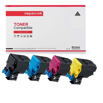 Toner TNP49 TNP49 pour Konica Minolta Multi-couleurs compatible x 4 ...
