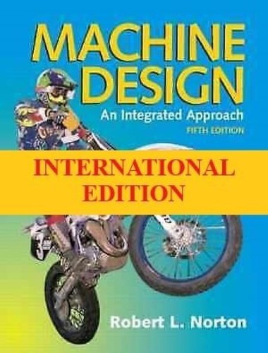 4-7 DAYS DELIVERY - Machine Design by Robert Norton, 5th International ...