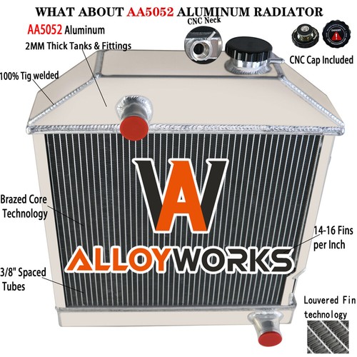 E9NN8005AA 4-Row Tractor Radiator For Ford New Holland 3230 3430 3930 ...