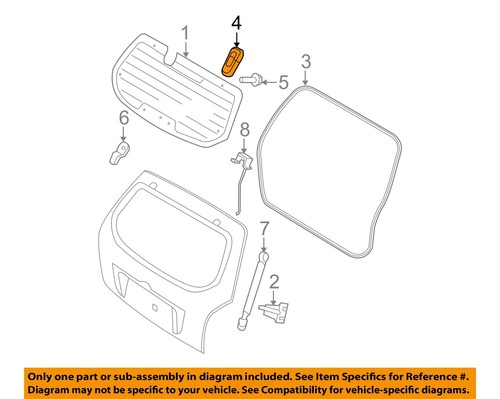 KIA OEM 05-10 Sportage Liftgate Tailgate-Hinge Left 871501F001 | eBay