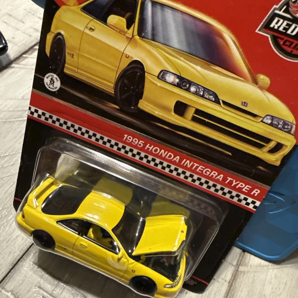 2024 HOT WHEELS RLC RED LINE CLUB 95 HONDA INTEGRA TYPE R YELLOW JDM ...