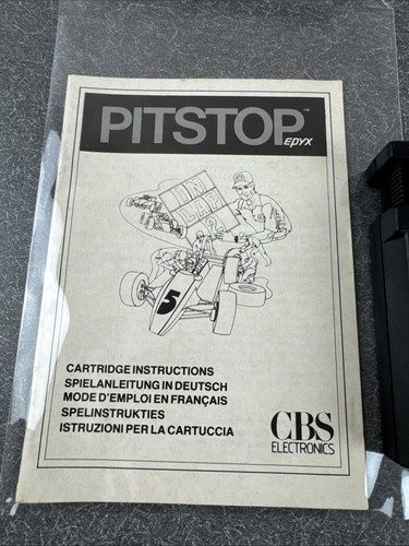 Pitstop - CBS ColecoVision - Cartridge And Manual 1973 | eBay