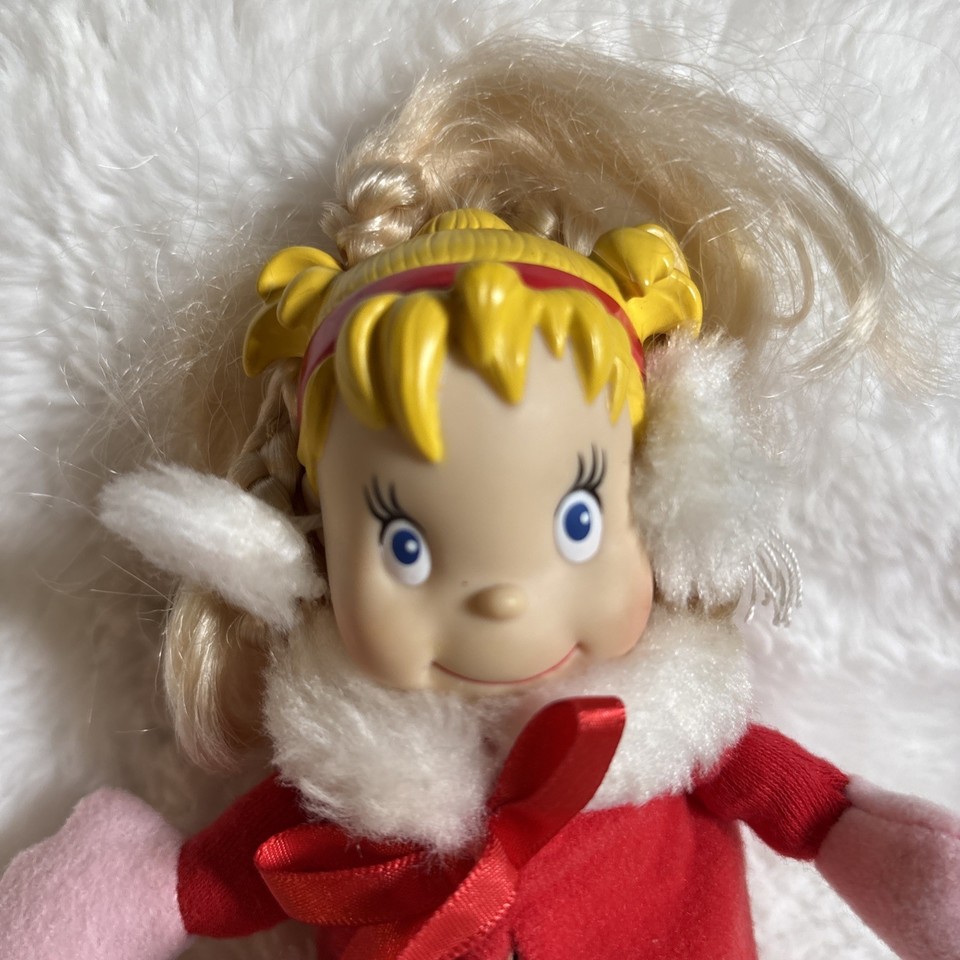 The Grinch Dr suess Cindy Lou Who Doll Plush Figure,b1 | eBay