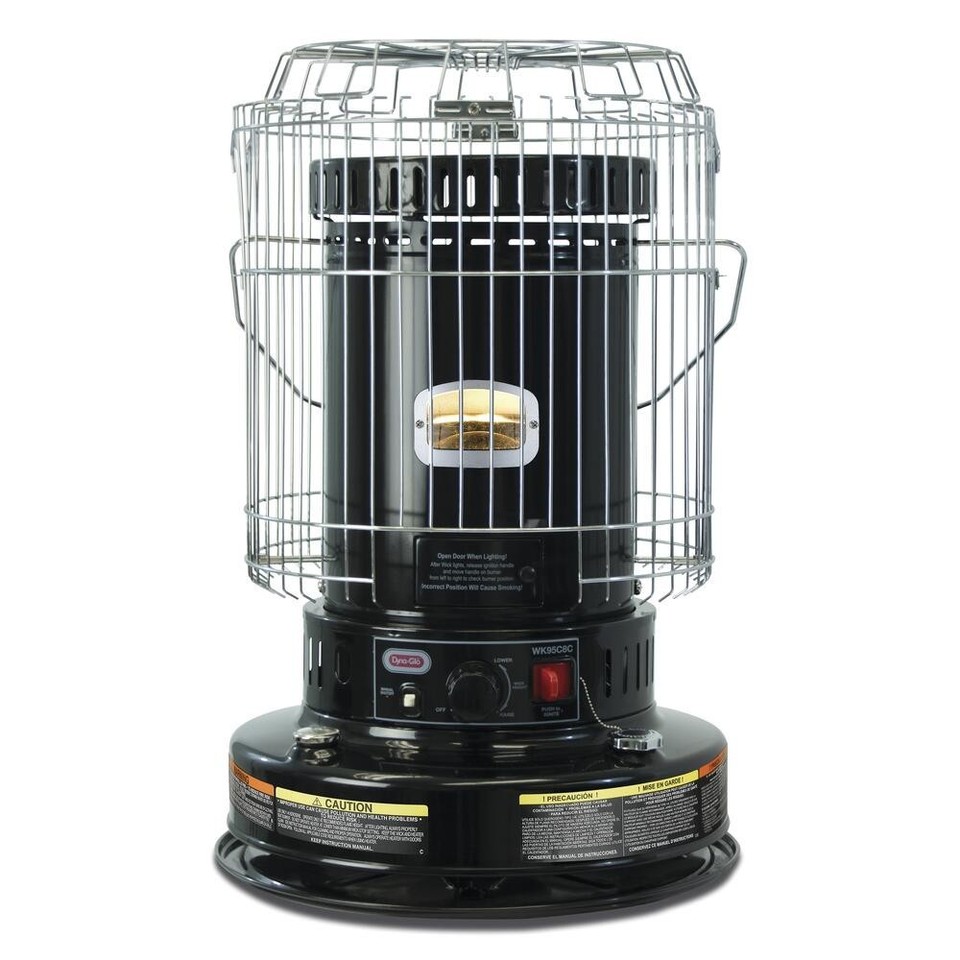 23800 BTU Indoor Portable Convection Kerosene Heater Cabin Garage ...