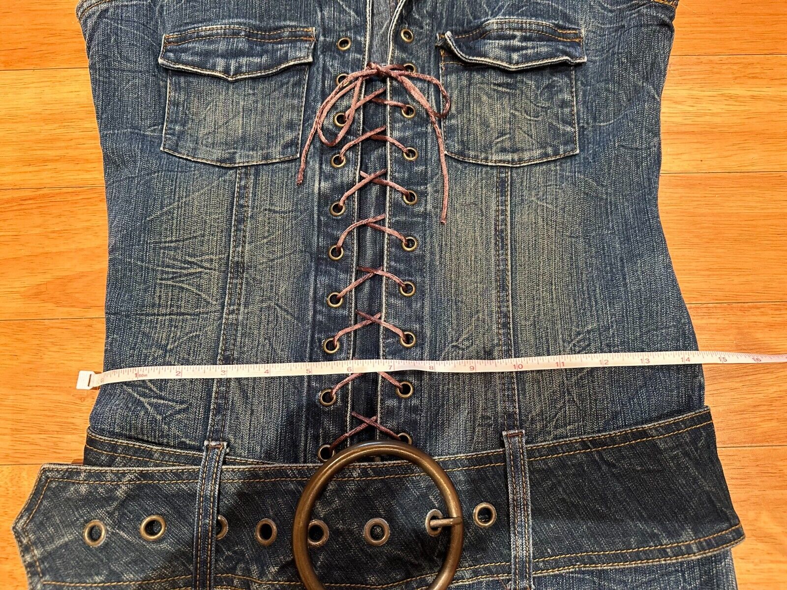 Epic JouJou Y2K Sexy Denim catsuit jumpsuit bodysuit - Gem