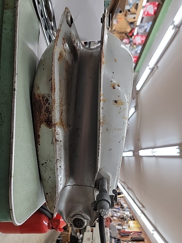 1975 Honda MT250 Elsinore FUEL TANK *NH42M/R23* SILVER METALLIC AND ...