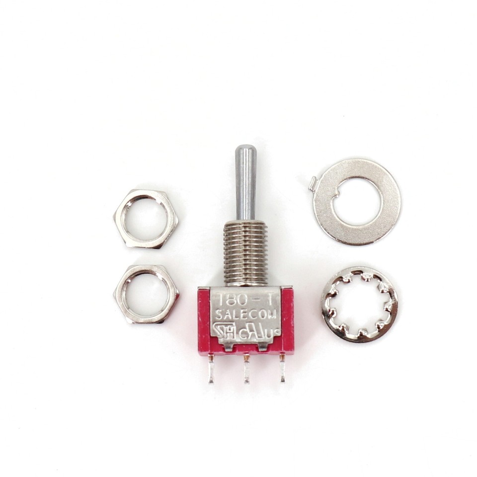 10Pcs SH T8014A Standard Handle 3-Pin Momentary MOM-OFF-MOM Mini Toggle ...
