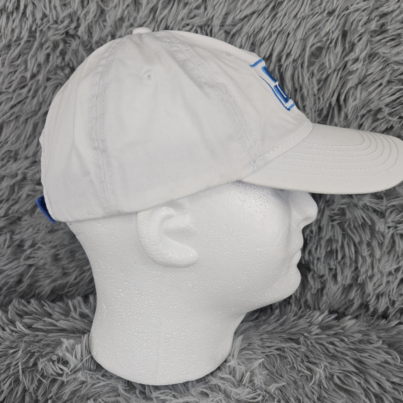 Lot of 2 Bud Light OSFA Blue & White Snap Back White & Blue Hook & Loop Hat | eBay