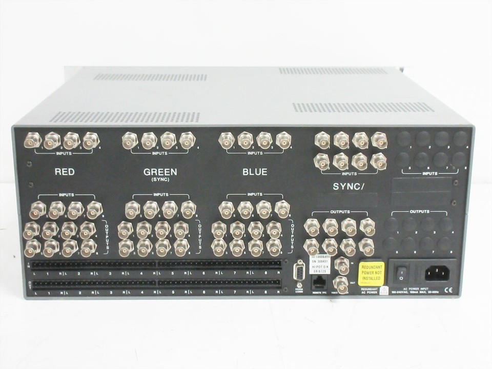 EXTRON MATRIX SERIES SWITCHER 8X8 RGB SYNC & STEREO AUDIO 60-138DRAYA ...