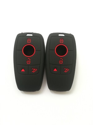 2pcs Fob Key Cover for 2016-2020 MERCEDES-BENZ C63 AMG C GLA GLB GLC ...