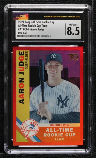 2021 Topps All-Star Rookie Cup - All-Time Rookie Cup Team Red Foil # ...