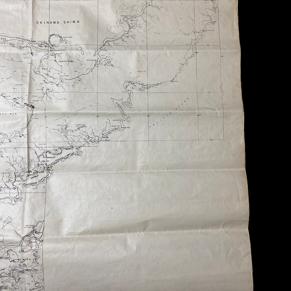 LARGE!! WWII 1945 Operation Iceberg Battle of Okinawa Air and Navy ...