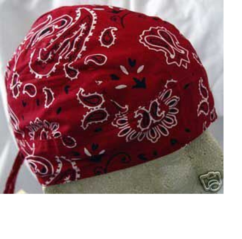 PAISLEY DOO RAG FITTED COTTON BANDANA TIES Do Du Hav A Danna Tie Skull ...