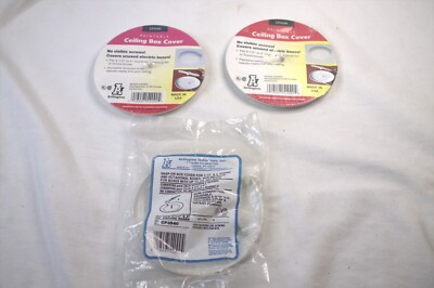 Arlington cp3540 Paintable Blank box Cover Plate Round for 3-1/2 & 4 ...