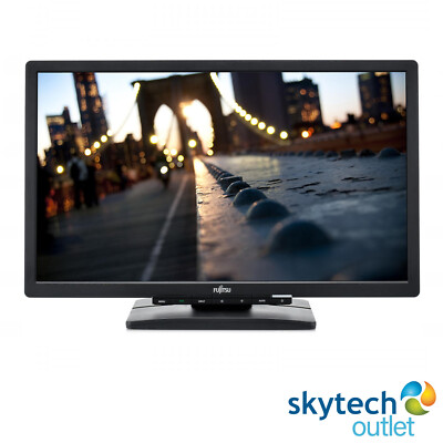 Fujitsu e20t-6 schwarz LED/LCD PC 20" Retina Computer Monitor VGA, DVI ...