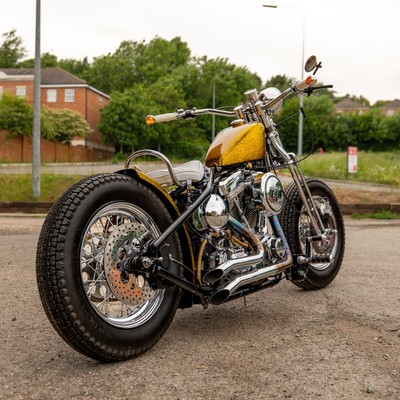 Custom 2014 Harley Davidson Bar Hopper Chopper 1450 Rev Tech Bobber ...