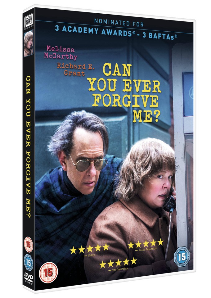 Can You Ever Forgive Me? (DVD) Ben Falcone Melissa McCarthy (UK IMPORT ...
