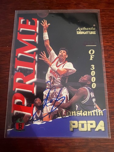 1995 signature rookies prime autograph #30 Constantin Popa | eBay Australia