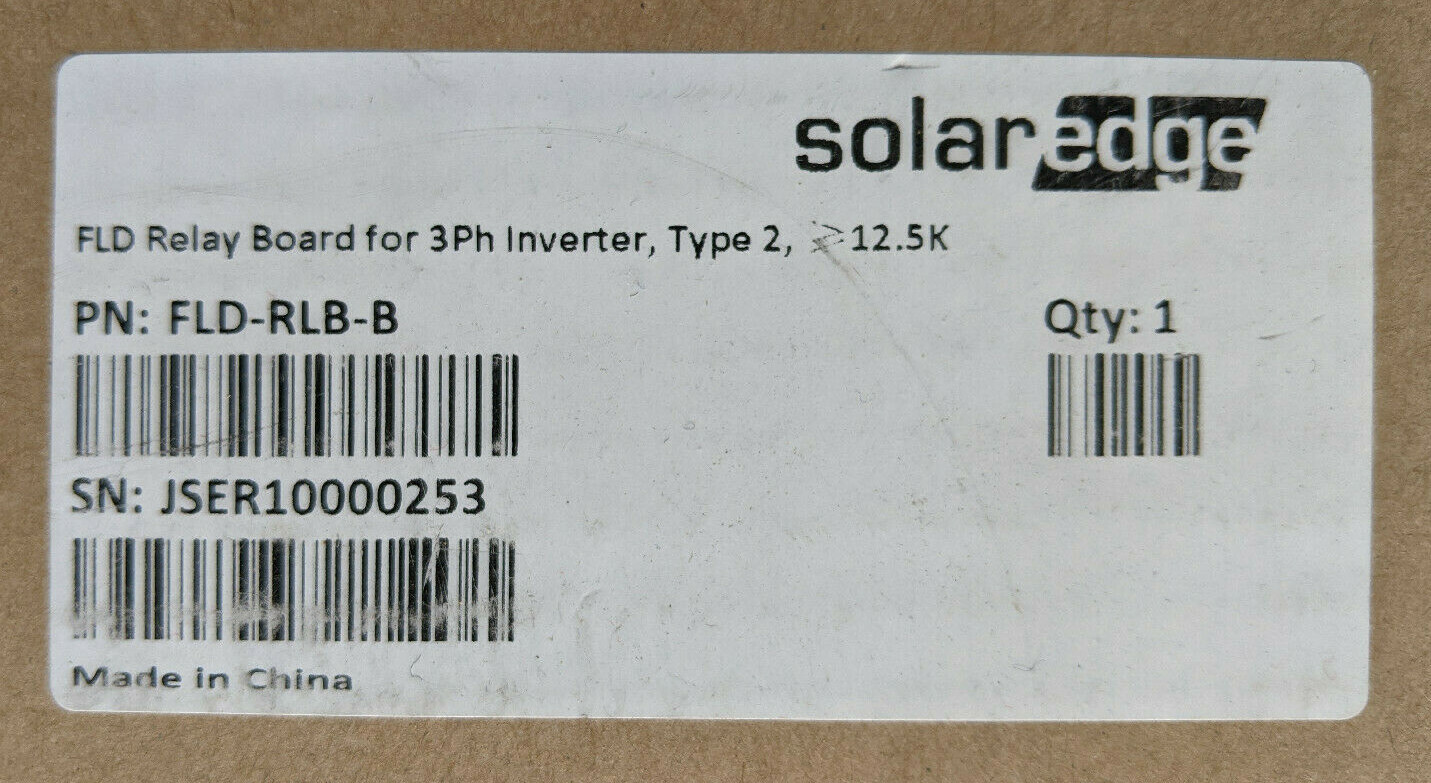 SolarEdge FLD Relay Board for 3-Ph Inverter, Type 2 | FLD-RLB-B | Open ...