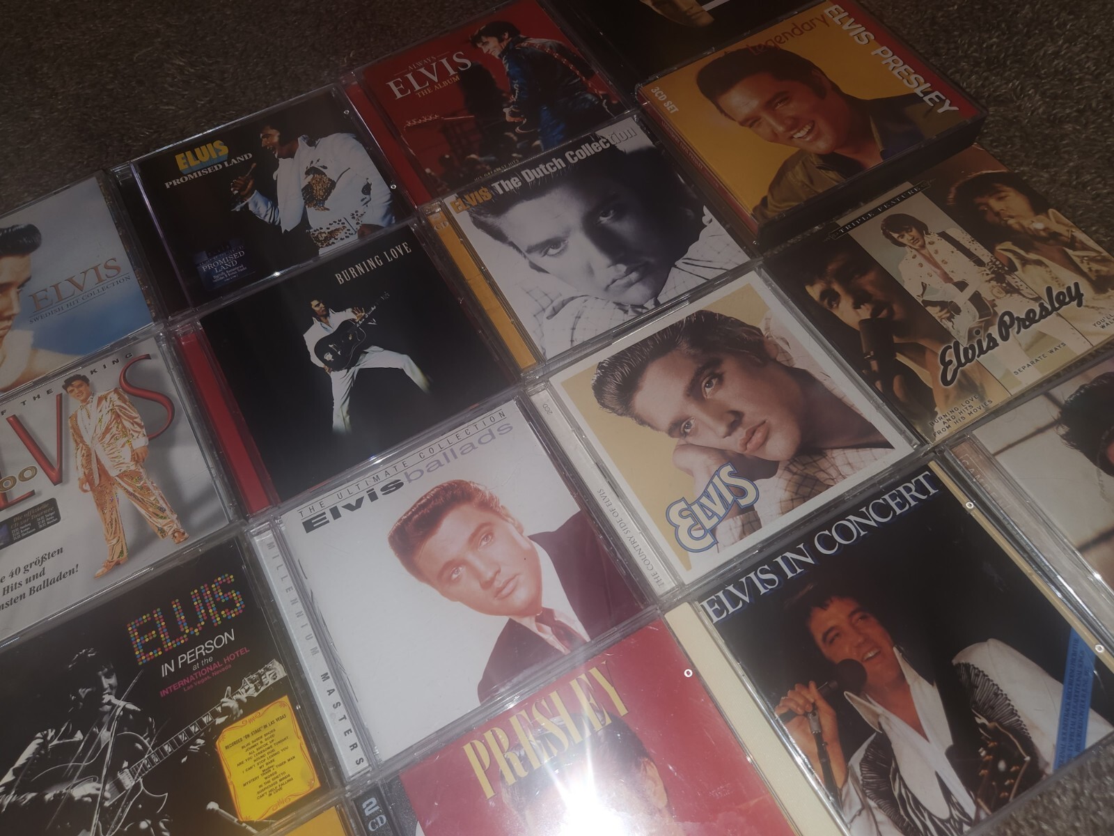 Lot Of 20 Elvis Presley Cds Imports Rare Ballads Country Etc (Lot #44 ...