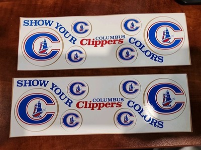 2 Columbus Clippers Baseball Sticker See Pictures | eBay