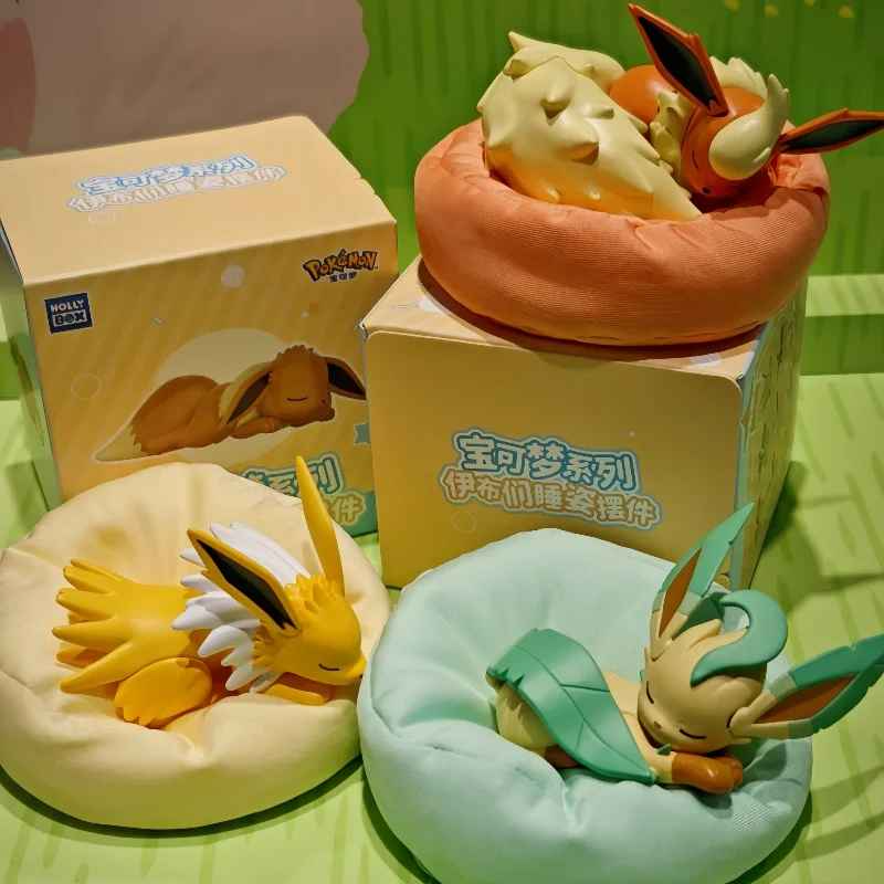 Pokemon Figure - Eevee Sleeping Blind Box Fantasy Cute Anime ...