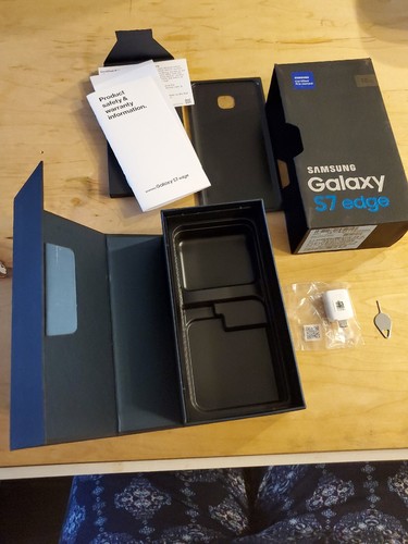 Samsung Galaxy S7 Edge *Empty Retail Box* w/Manual, Adapter, Sim Tool ...