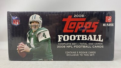 2008 Topps Football NFL Complete Box Set - Factory Sealed - 440 Cards ...