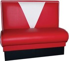NEW Custom Built Dinette Set Retro Booth V Back Style | eBay