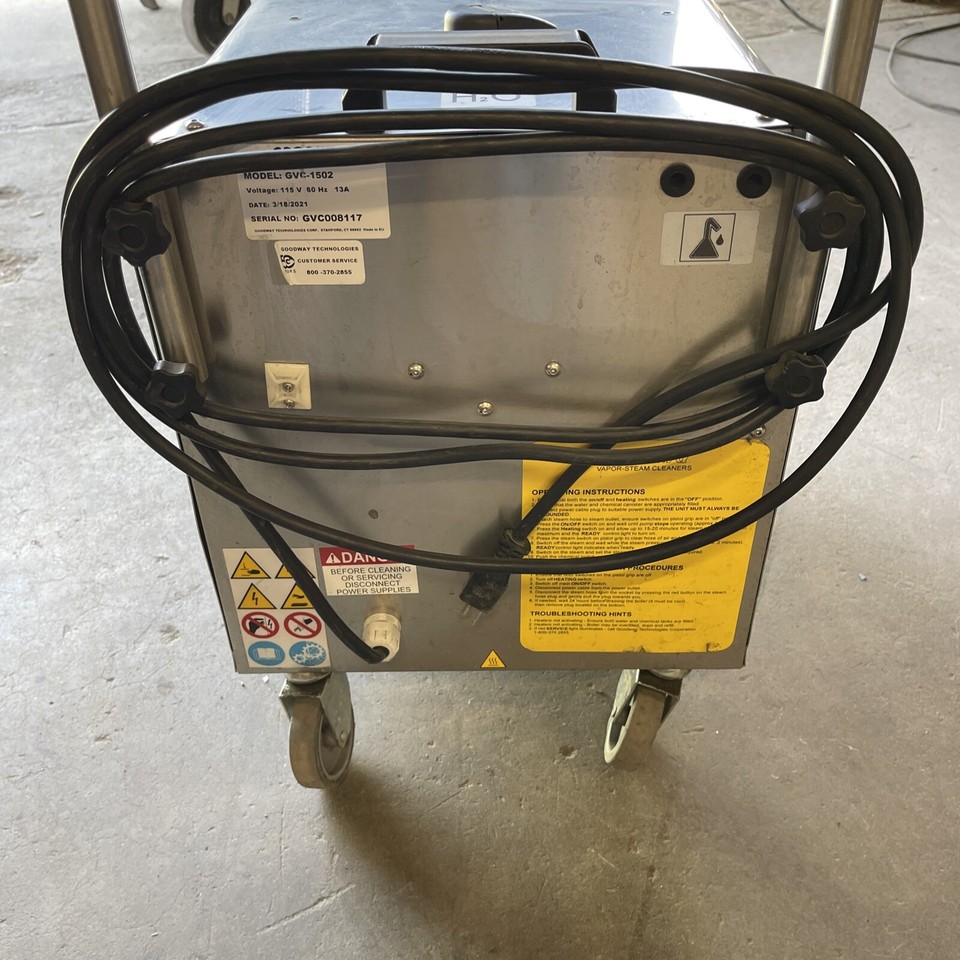 GOODWAY GVC-1502 Commercial Steam Cleaner 1 Phase 115VAC | eBay