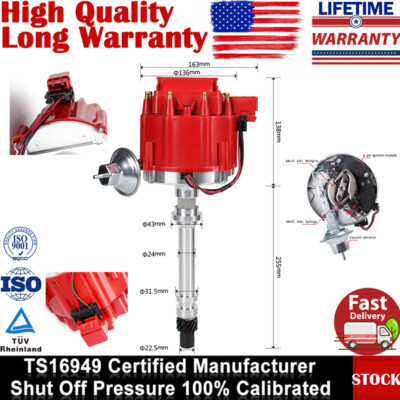 SBC HEI Distributor For Chevrolet Ignition 283 305 327 350 400 Small ...