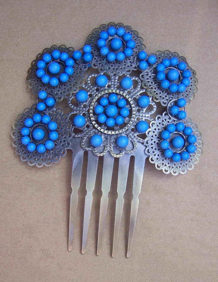 Hair comb peineta Spanish mantilla style hair accessory | eBay