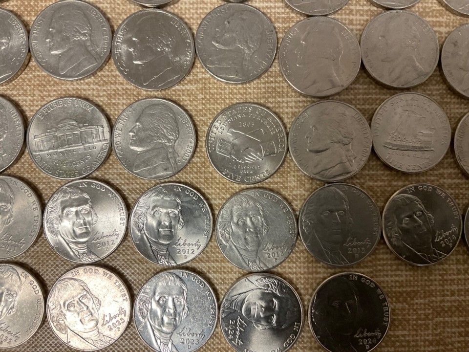 Jefferson Nickels Set 1938 - 2025 in Round Coin Tubes; Full Set | eBay