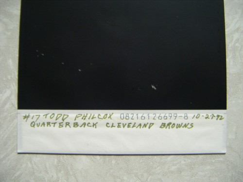 Todd Philcox Autographed Signed Polaroid Photo ~ Cleveland Browns | eBay