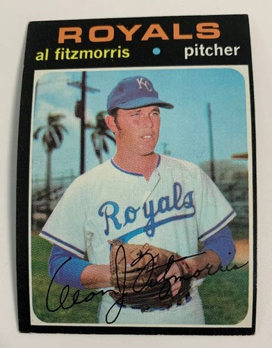 1971 Al Fitzmorris # 564 Kansas City Royals Topps Baseball Card | eBay
