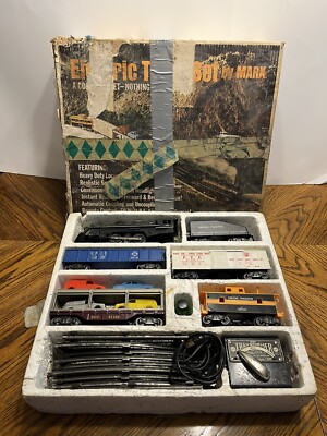 Vintage 1950s Marx Electric Train Set #666 Complete In Orig Box | eBay