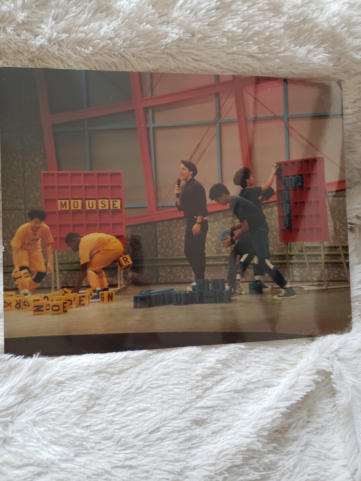 Vintage Think Fast Nickelodeon Show Lithograph photograph 1990s TV Show ...