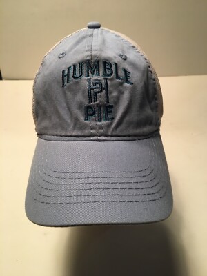 Trucker Baseball Cap Humble Pie Baby Blue & White Mesh Adjustable | eBay
