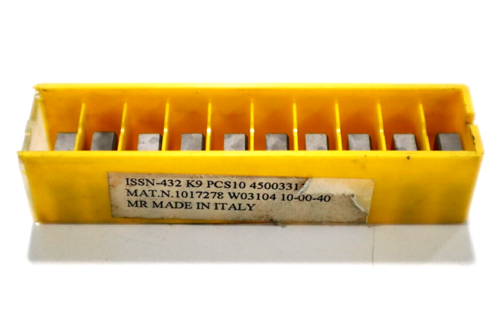 10 PIECES, KENNAMETAL, ISSN 432 K9 CARBIDE SHIM SEAT F1370 | eBay