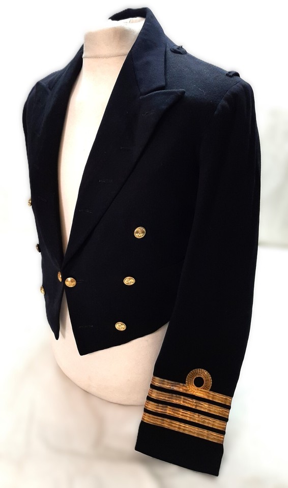 Navy Mess Jacket Captain Rank Curls British Naval 50s Pattern Officers ...