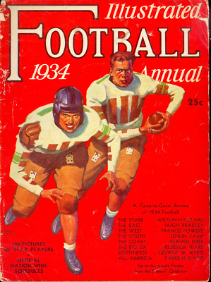 1934 Illustrated Football Annual All American Team-NCAA Belarski 500 ...